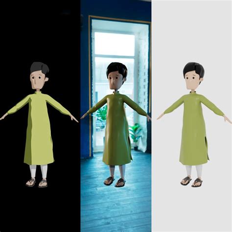 rounoqul roctim on linkedin charactermodeling texturing render 3d