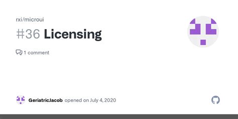 Licensing Issue Rxi Microui GitHub