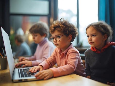 Premium Photo Students Using Computers In The Classroom