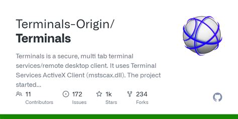 Github Terminals Originterminals Terminals Is A Secure Multi Tab Terminal Servicesremote