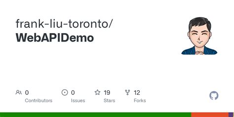 Github Frank Liu Torontowebapidemo