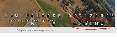Bf 440 Rc4 And Rc5 Elrs Dynamic Power Always Reads 0mw On Osd · Issue