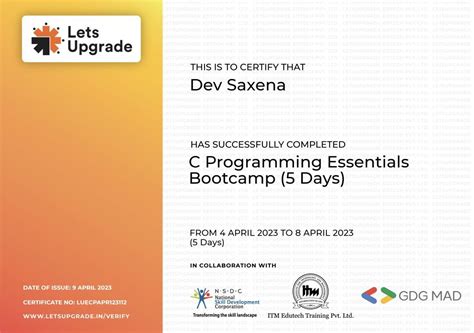 programming bootcamp letsupgrade c clanguage share devv s