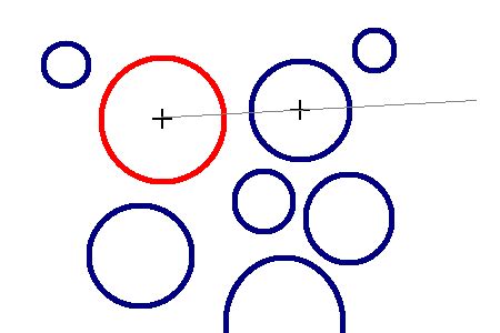 Javascript Moving Circles Along A Ray To Eliminate Location Check Code Review Stack Exchange
