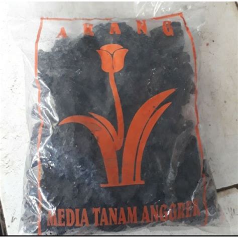 Jual Media Tanam Arang Media Tanam Anggrek Arang Kayu Gram Shopee Indonesia