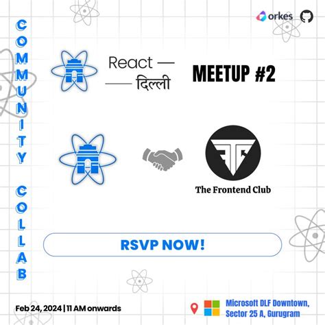 Thefrontendclub On Linkedin Reactdelhi Reactjs Reactheroes