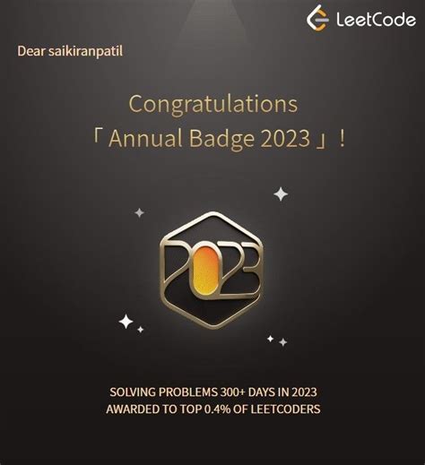 Saikiran Patil On Linkedin 🚀 Leetcode 2023 Rewind 🚀 Total Accepted