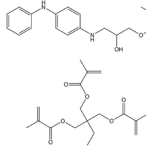 Molecular Structures Of Grafting Monomers A Ga B Tmptma Download Scientific Diagram