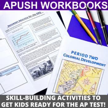 AP US History Workbooks Year Bundle Skill Building For APUSH DBQ SAQ MCQ