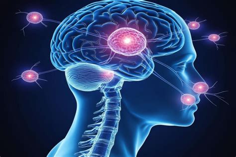 Brain Mapping Neuron Growth And Neural Architecture 3d Model Of A Brain