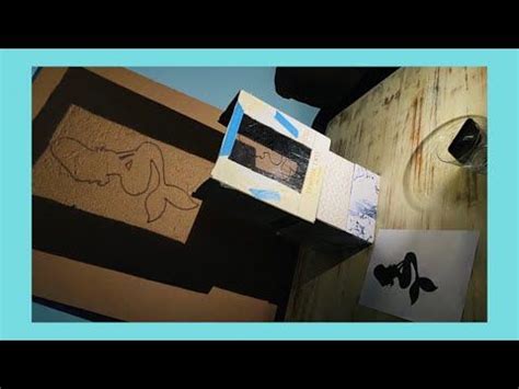 HOMEMADE PROJECTOR How To Enlarge An Image With A Homemade Projector YouTube Homemade