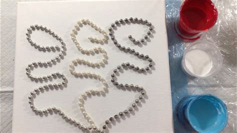 Fluid Art String Pulling With Beads Anyone Can Do Go Have Fun YouTube