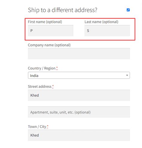 how to make shipping fields optional in woocommerce checkout world of wp
