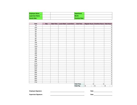 Bi Weekly Timesheet Template Excel