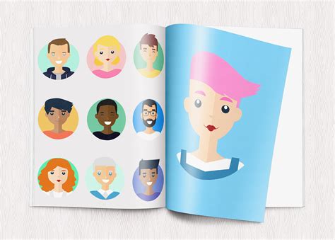 Flat Avatar Collection On Behance