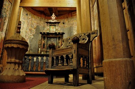 Heddal Stave Church Interior The Interior Is Marked By The Flickr