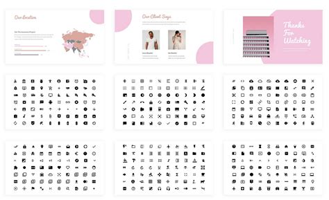 PINK POWERPOINT TEMPLATE Modern Pink Template Pink Pitch Deck Course Creator Template