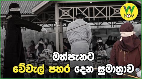 මත්පැනට වේවැල් පහර දෙන සුමාත්‍රාව Youtube