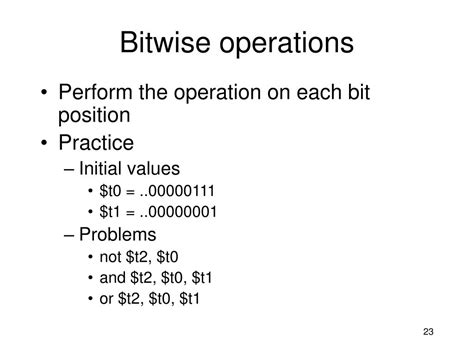 ppt signed arithmetic character encoding logical operations