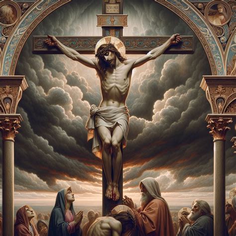Jesus Christ Crucifi Bible Art