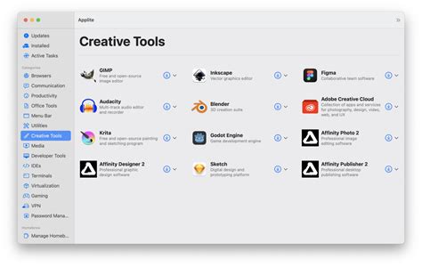 install and manage homebrew cask apps on mac easily with applite