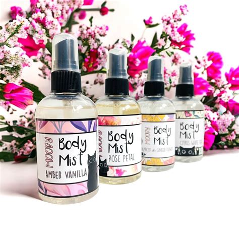 Body Mist Spray Scented Body Care — Moody Sisters Skincare