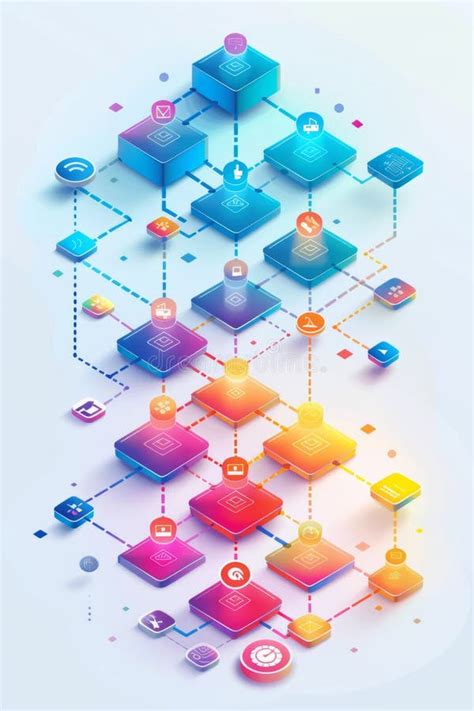 Isometric Network Nodes Stock Illustrations 99 Isometric Network