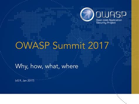 owasp summit 2017 ppt