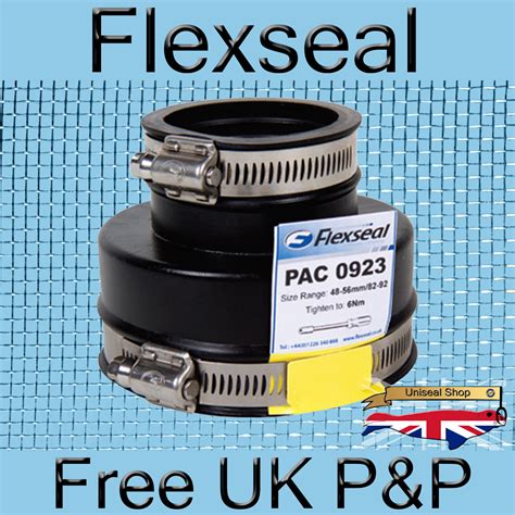 Flexseal Genuine Epdm Reducer Rubber Adaptor Coupling Flexible Pipe