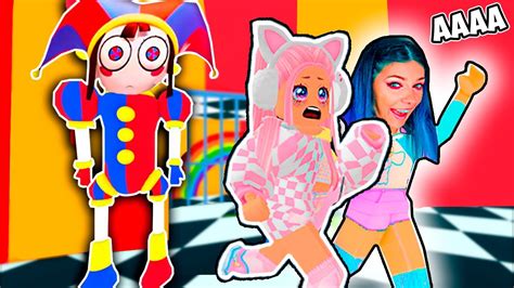 ОББИ ДЛЯ ДВОИХ ПОБЕГ ИЗ ЦИФРОВОГО ЦИРКА ВМЕСТЕС ВИКОЙ ПОМНИ БЕЖИТ ЗА НАМИ Roblox Youtube