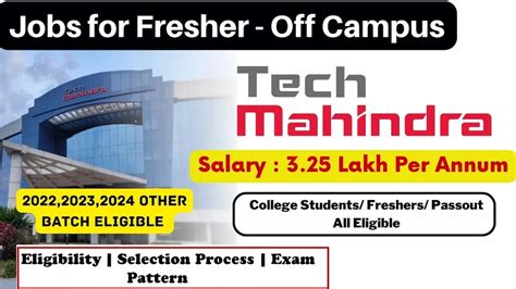 Tech Mahindra Manual Testing Jobs Tech Mahindra Recruitment 2024 Tech Program Mind