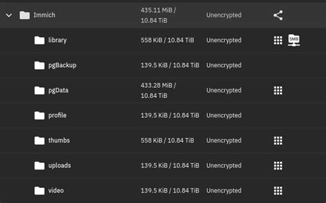 App Permissions For Immich Rtruenas