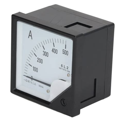 Analog Meter 0 500a Battery Monitoring Pointer Ac Ammeter Current