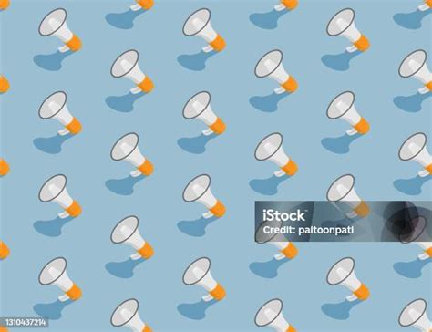 메가폰 등양화 도면 독재 개념 포스터에 대한 언론 항의 파란 배경에 고립된 소셜 배너 디자인 일러스트 벡터 Eps 10 개념에 대한 스톡 벡터 아트 및 기타 이미지 Istock