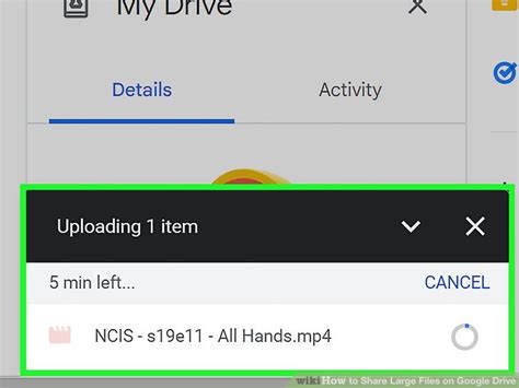 How To Share Large Files On Google Drive Steps With Pictures