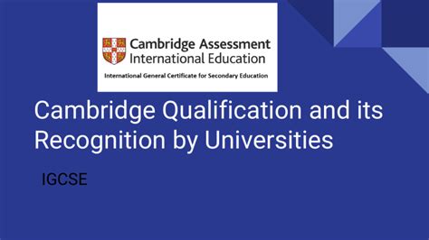 Cambridge Igcse University Recognition And Benefits Cambridge Igcse University Recognition And Benefits