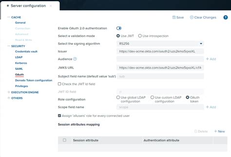 enabling oauth authentication — virtual dataport administration guide 8 0