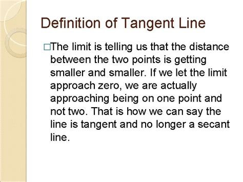 Derivative And The Tangent Line Problem The Beginnings