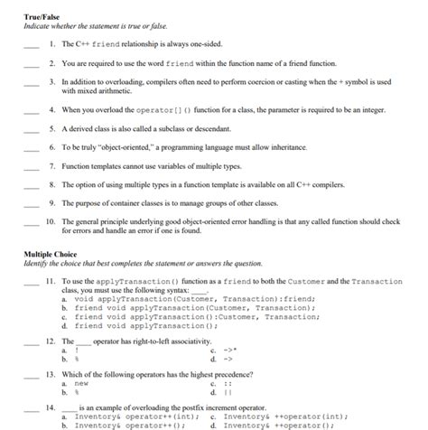 Solved Truefalse Indicate Whether The Statement Is True Or