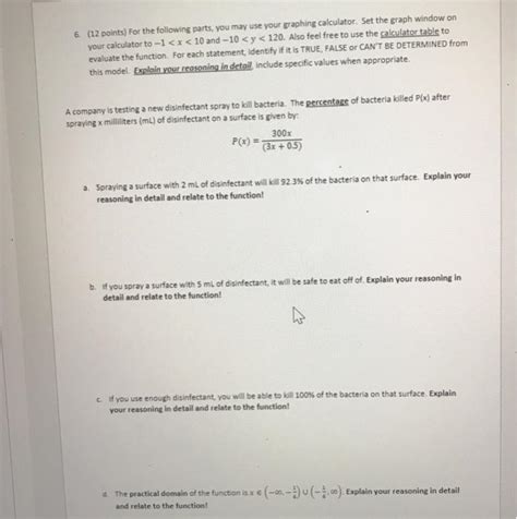 solved 6 12 points for the following parts you may use