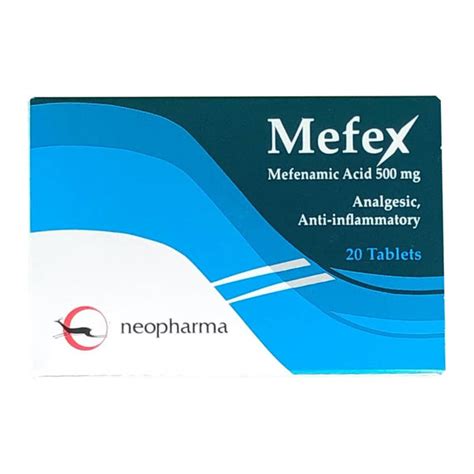 Mefex 500mg Tablets 20 Tablets Drops Pharmacy