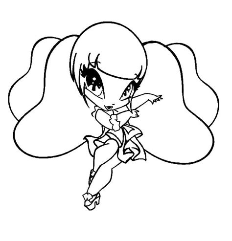 Pop Pixie Coloring Pages Coloringlib