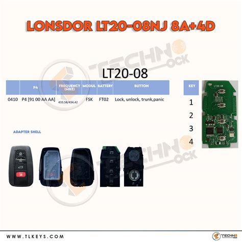 Lonsdor Lt20 08nj 8a4d Toyota Lexus 2023 Smart Board