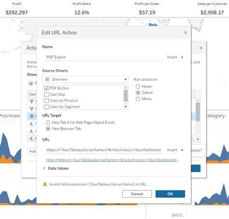 How To Easily Export Your Tableau Dashboards With Url Actions Interworks