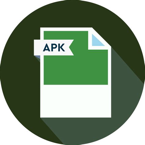 Apk File Format Icon Light Colors Circular Shape 65420314 Png