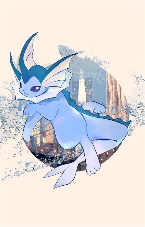 Vaporeon Pokemon Drawn By Ab Ten Danbooru
