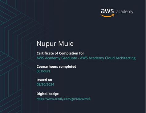 Aws Cloudcomputing Cloudarchitecting Awsacademy Techskills Careergrowth