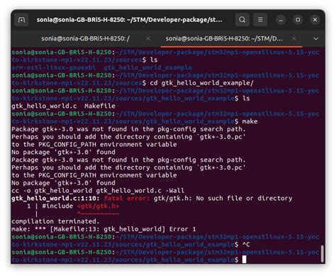 Stm32mp1 개발7 Cortex A Hello World