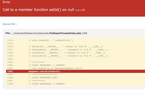 Call To A Member Function Setid On Null At Confirmation Step