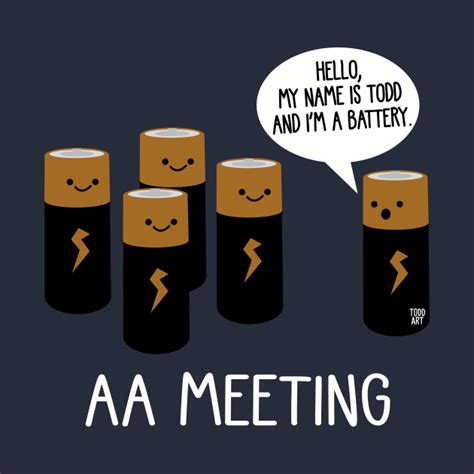 Aa Meeting Funny Long Sleeve T Shirt Teepublic